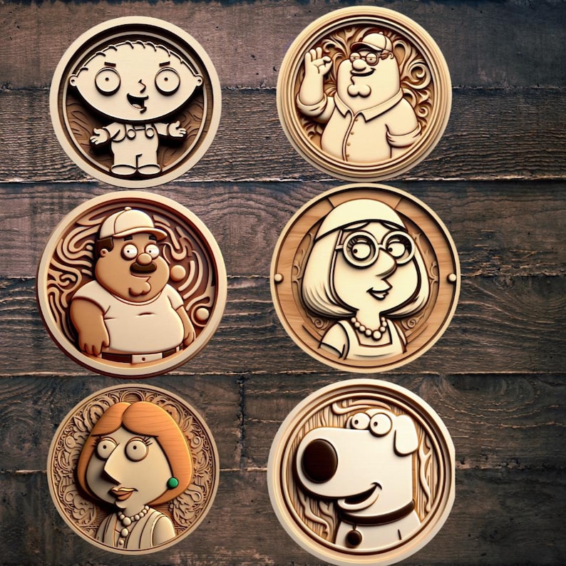 CARTOON BUNDLE LASER Engraving Designs for Diode Lasers,co2 Lasers ...