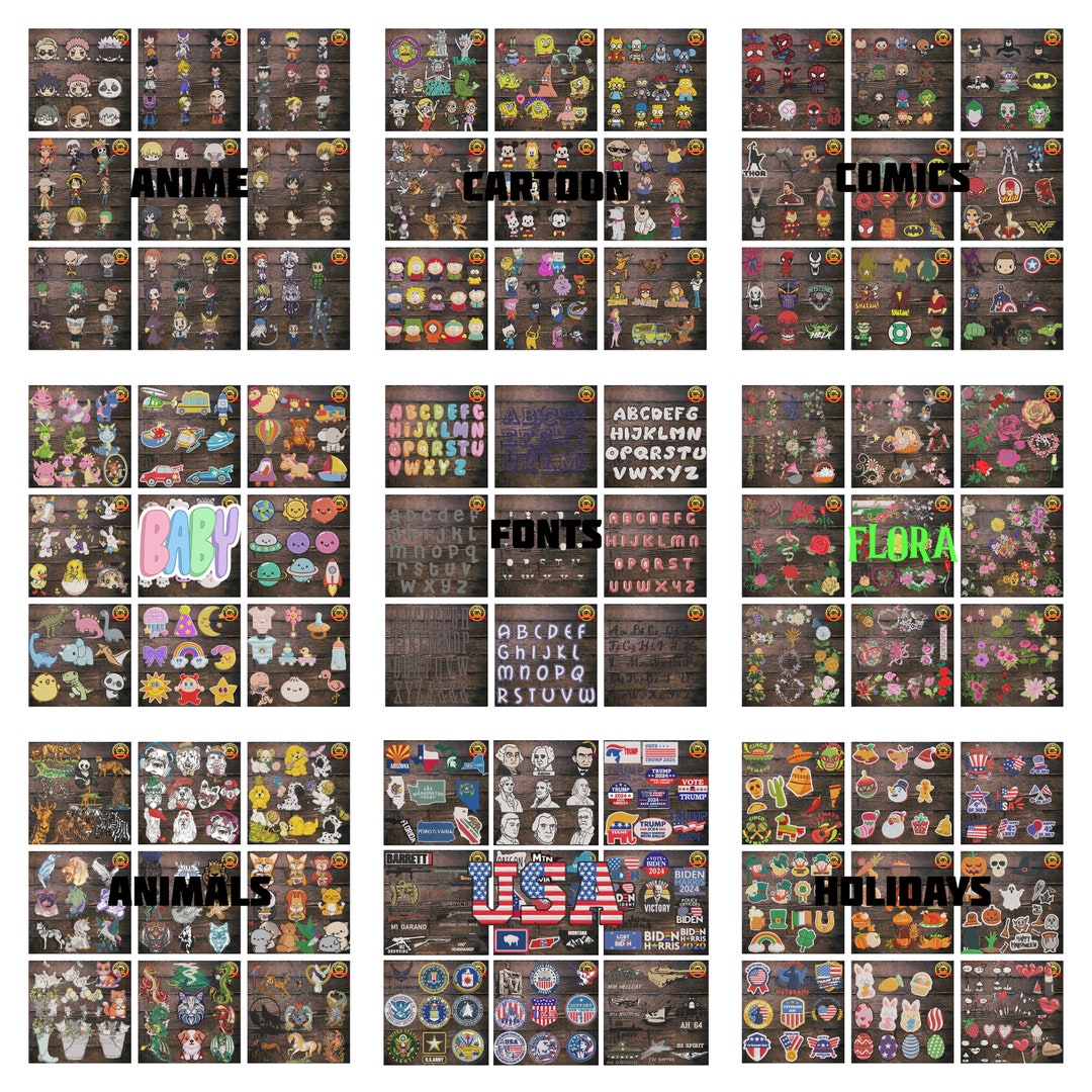 MEGA BUNDLE EMBROIDERY Designs for Embroidery Machines, Embroidery ...