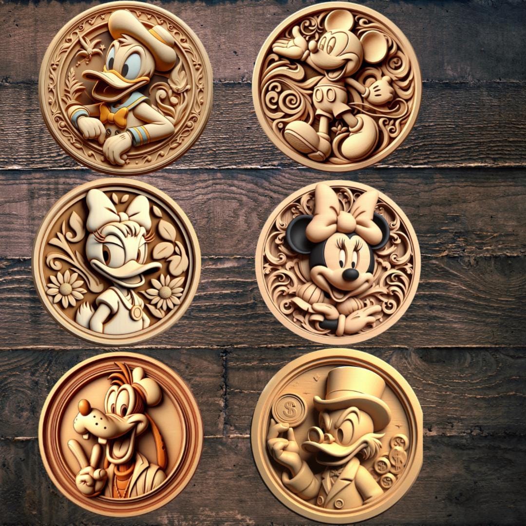 CARTOON BUNDLE LASER Engraving Designs for Diode Lasers,co2 Lasers ...