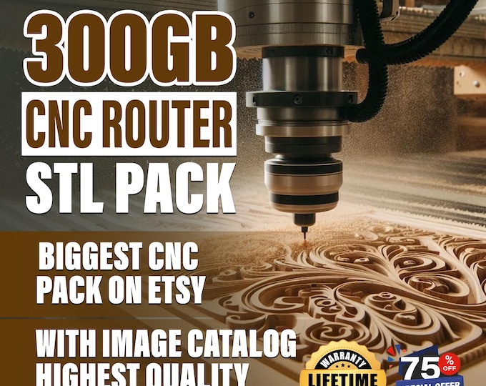 MEGA BUNDLE CNC Files for Router Machines, Cnc Stl Files Pack, 3D Cnc ...