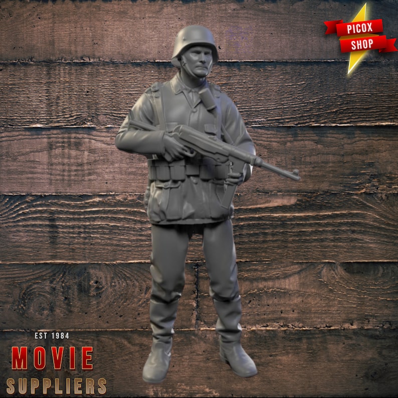 Pack German WWI Soldiers STL File for 3D Printing, Instant Download ...