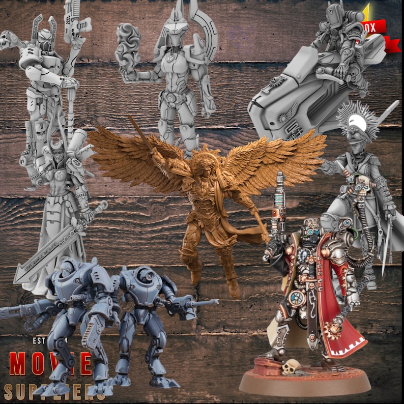 Pack WARHAMMER 40K Stl Files for 3D Printing, Miniatures, RPG ...