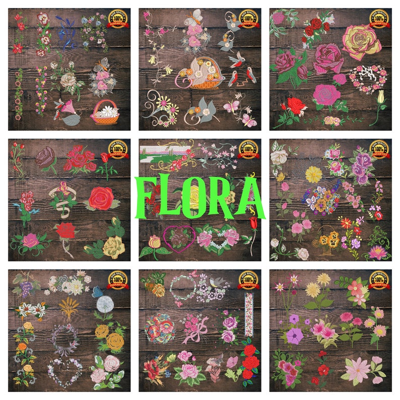 MEGA BUNDLE EMBROIDERY Designs for Embroidery Machines, Embroidery ...
