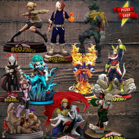 PACK ANIME STL Files for 3D Printing, Pack Stl, Instant Download, Stl ...