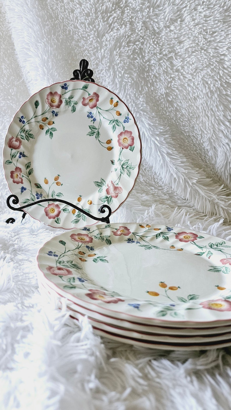 Churchill Fine English Tableware Briar Rose Pattern Dinner Plate Made ...