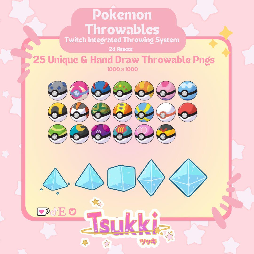 25 Set Digital - Pokemon Inspired Twitch Integrated Throwing System ...