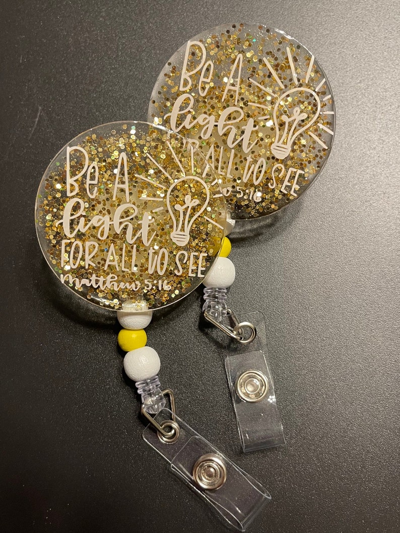 Bible Verse Badge Reel - Etsy