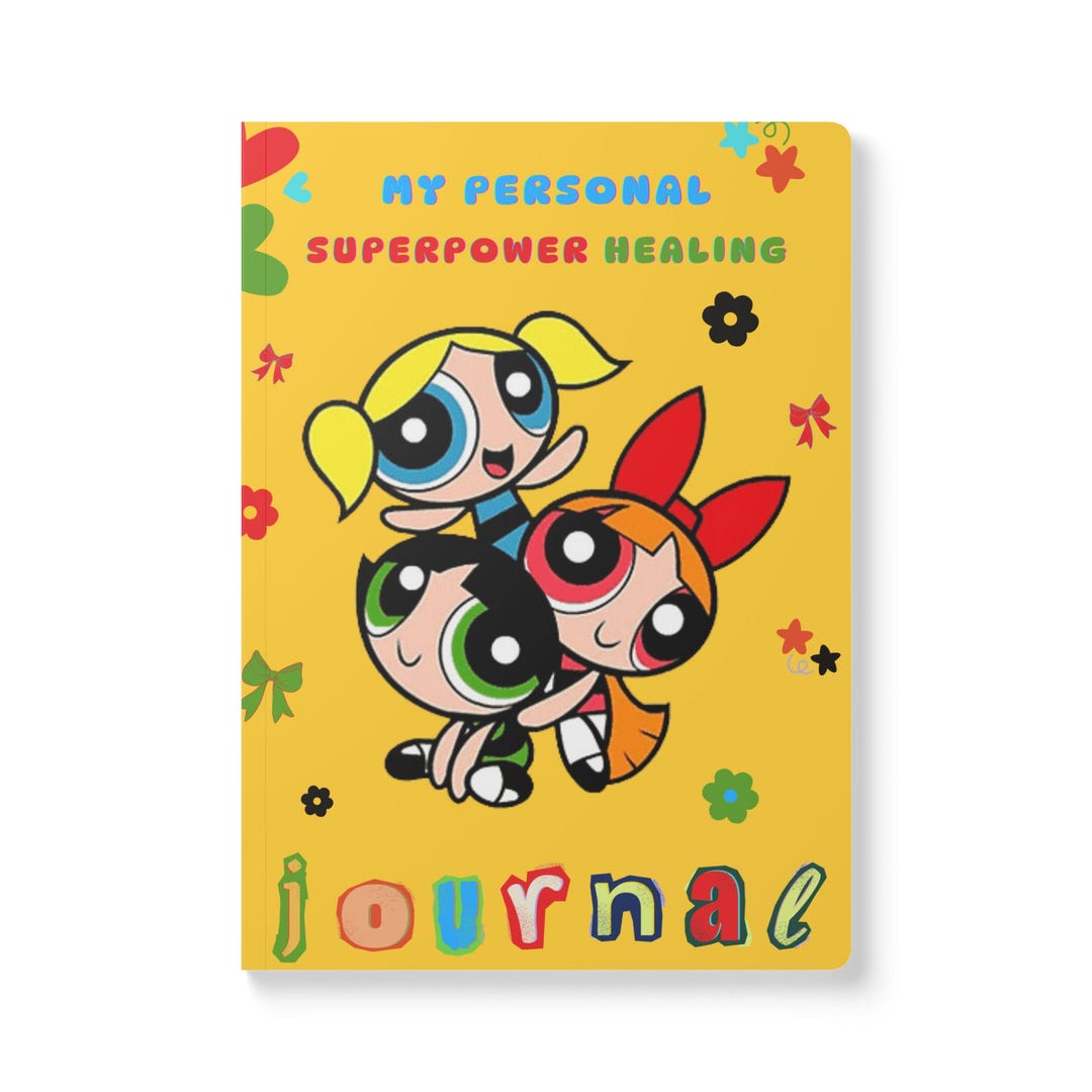 Powerpuff Girls Journal | Self Care Planner | Ruled Journal ...