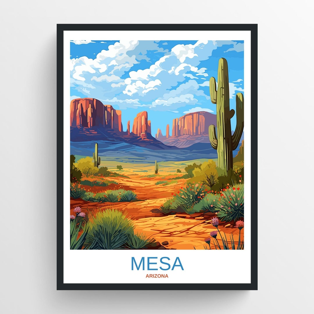Mesmerizing Mesa Magic - Digital Mesa Wall Art - Unique Mesa Home Decor ...