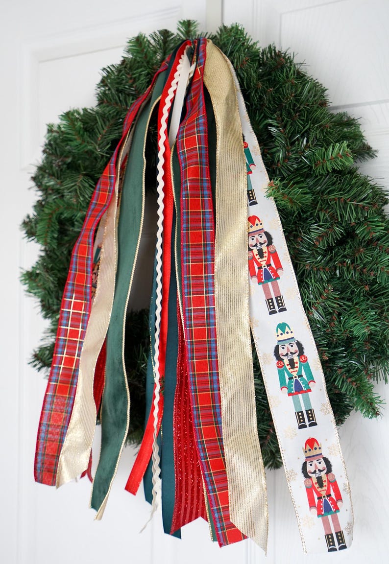 Nutcracker Christmas Ribbon Bunch 24 - Etsy
