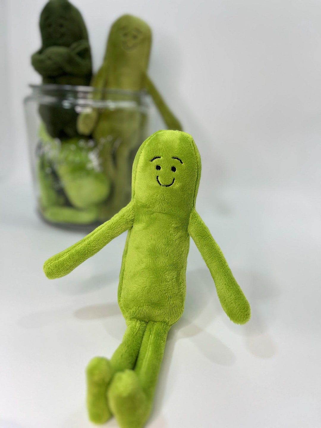 Happy Dill Dude: A Handmade Pickle Pal - Etsy