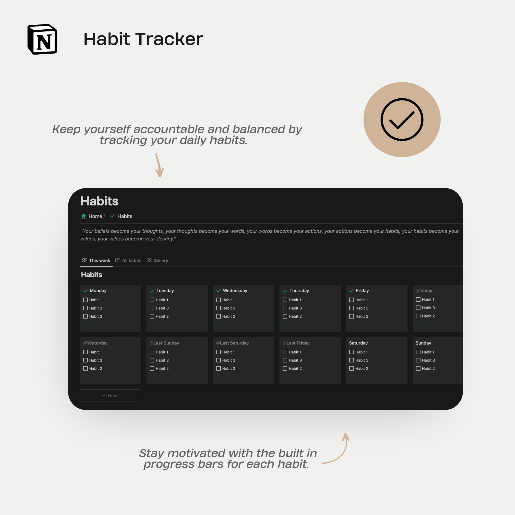 The Notion Life Dashboard - Etsy
