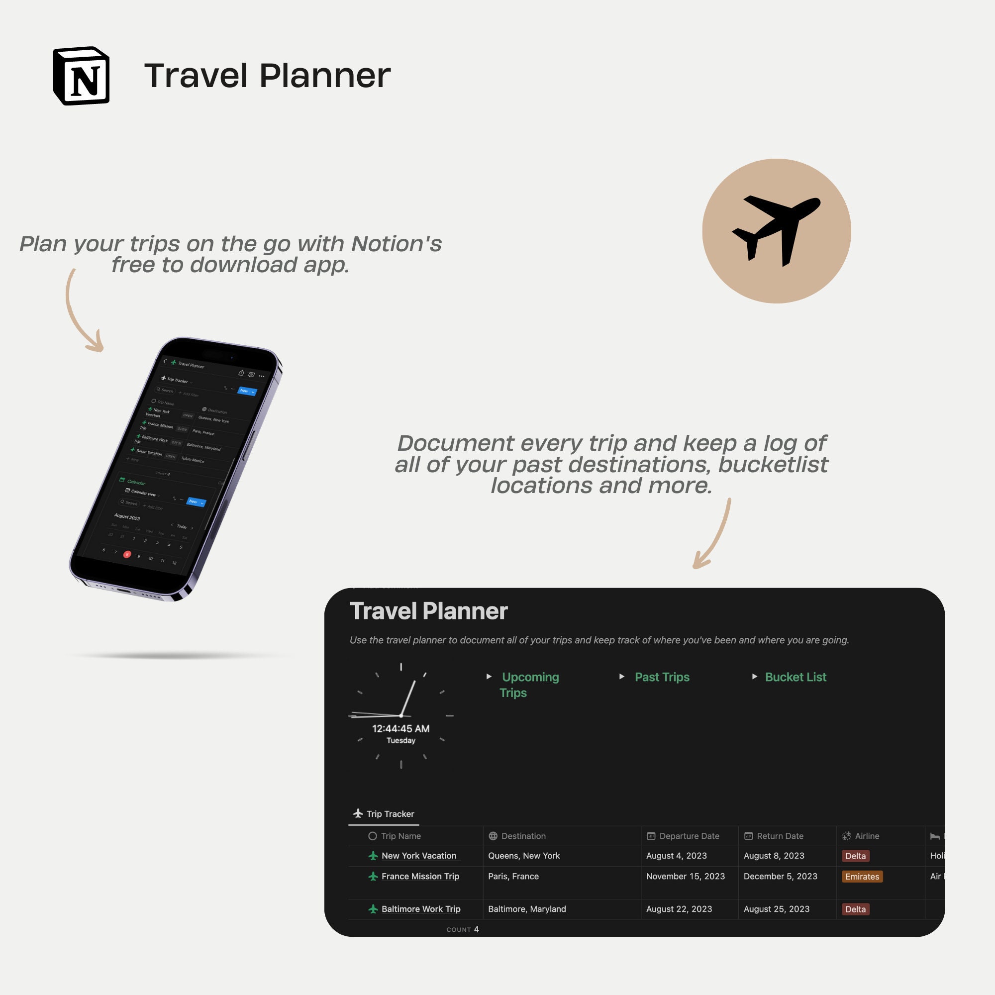 The Notion Life Dashboard - Etsy