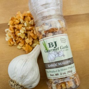 Garlic Nuggets Spices 100% Pure Dehydrated Fresh Garlic in a Grinder ...