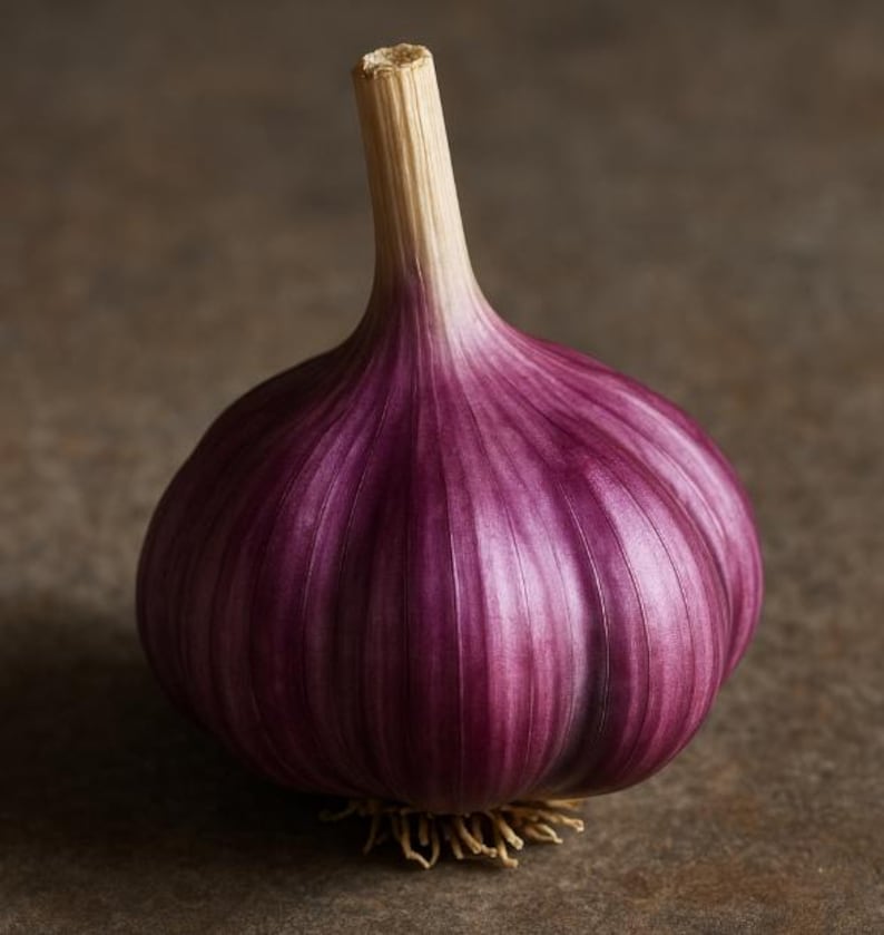 Purple Glazer Garlic Bulbs Hardneck for Cooking or Seed Planting ...