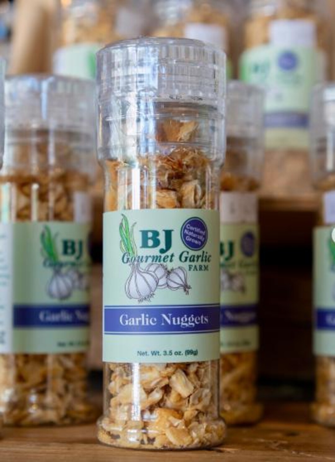 Garlic Nuggets With Grinder Top Spices 100% Pure Dehydrated Fresh ...