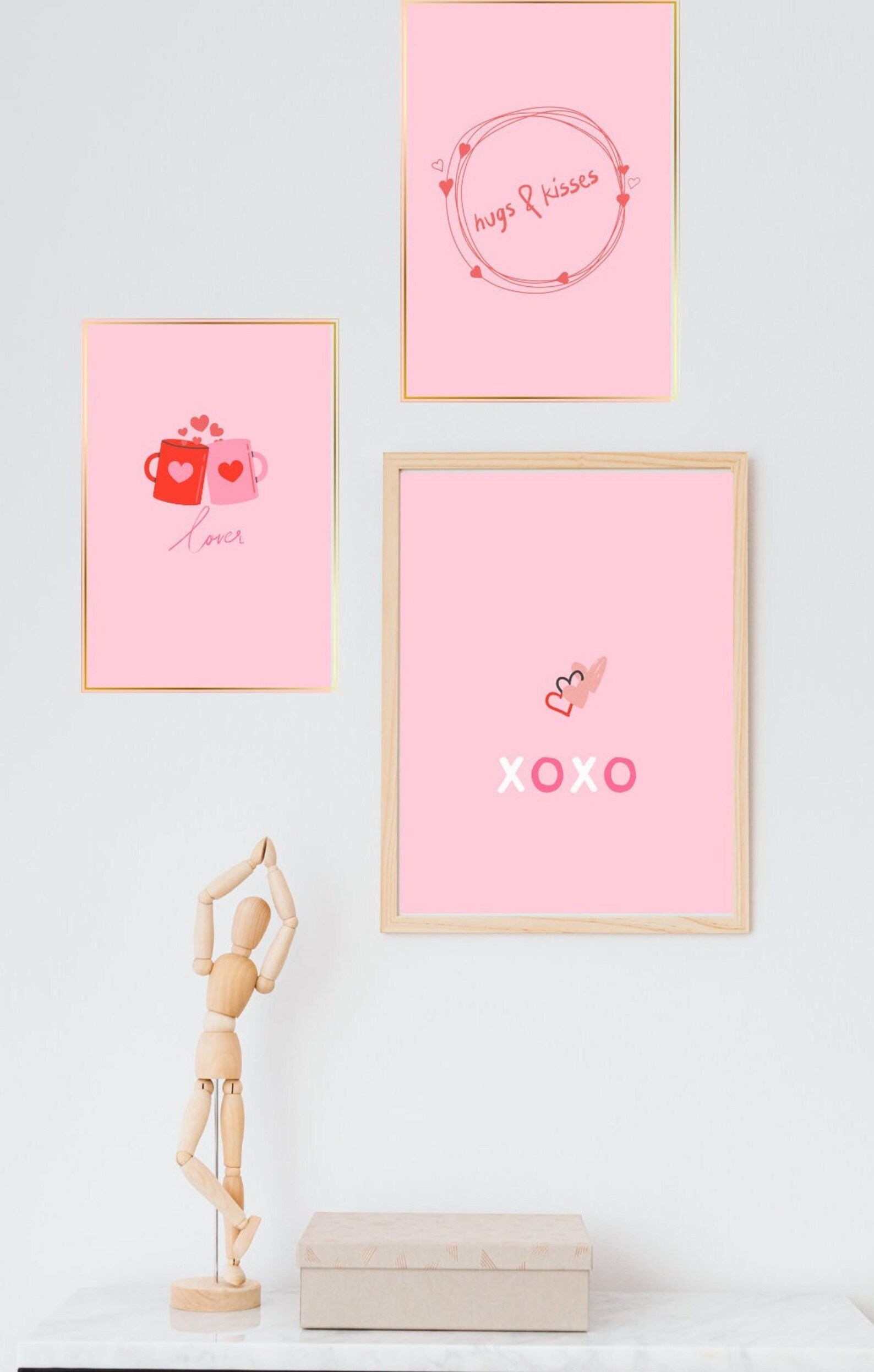 Valentines Day Decor Bundle of 3 Printables, Valentine Party Decor ...
