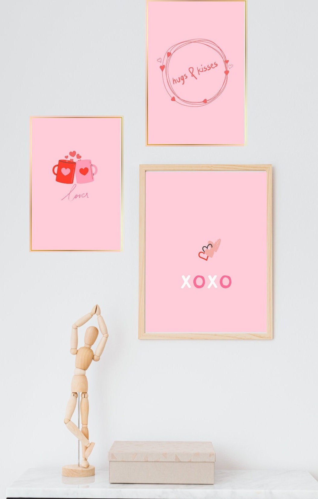 Valentines Day Decor Bundle of 3 Printables, Valentine Party Decor ...