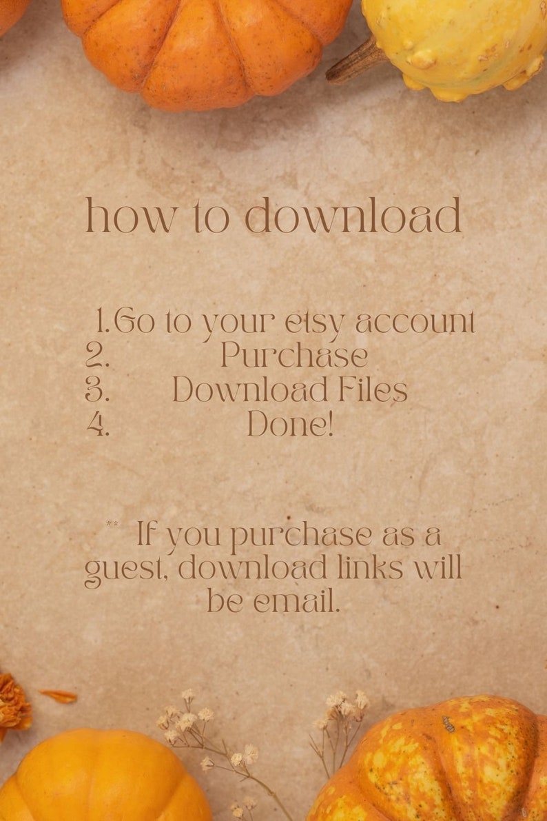 Fall Notepad, Digital Notepad, Printable Notepad, Instant Digital ...