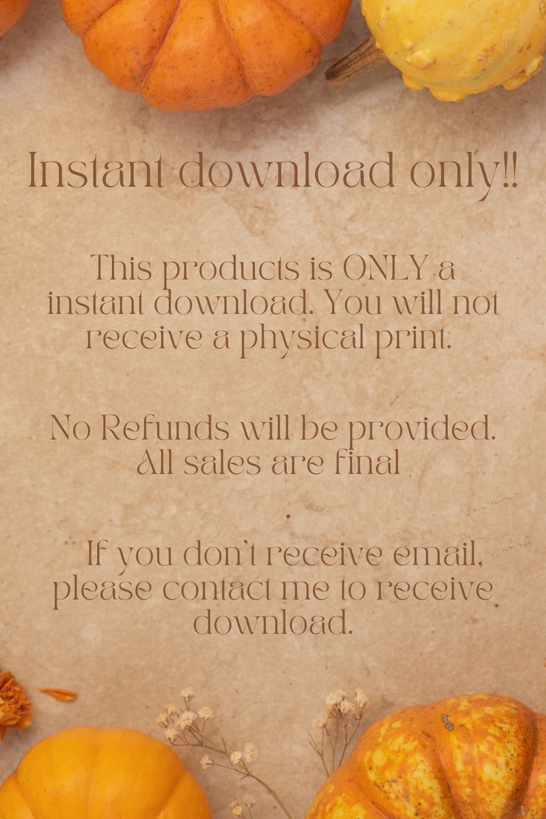 Fall Notepad, Digital Notepad, Printable Notepad, Instant Digital ...