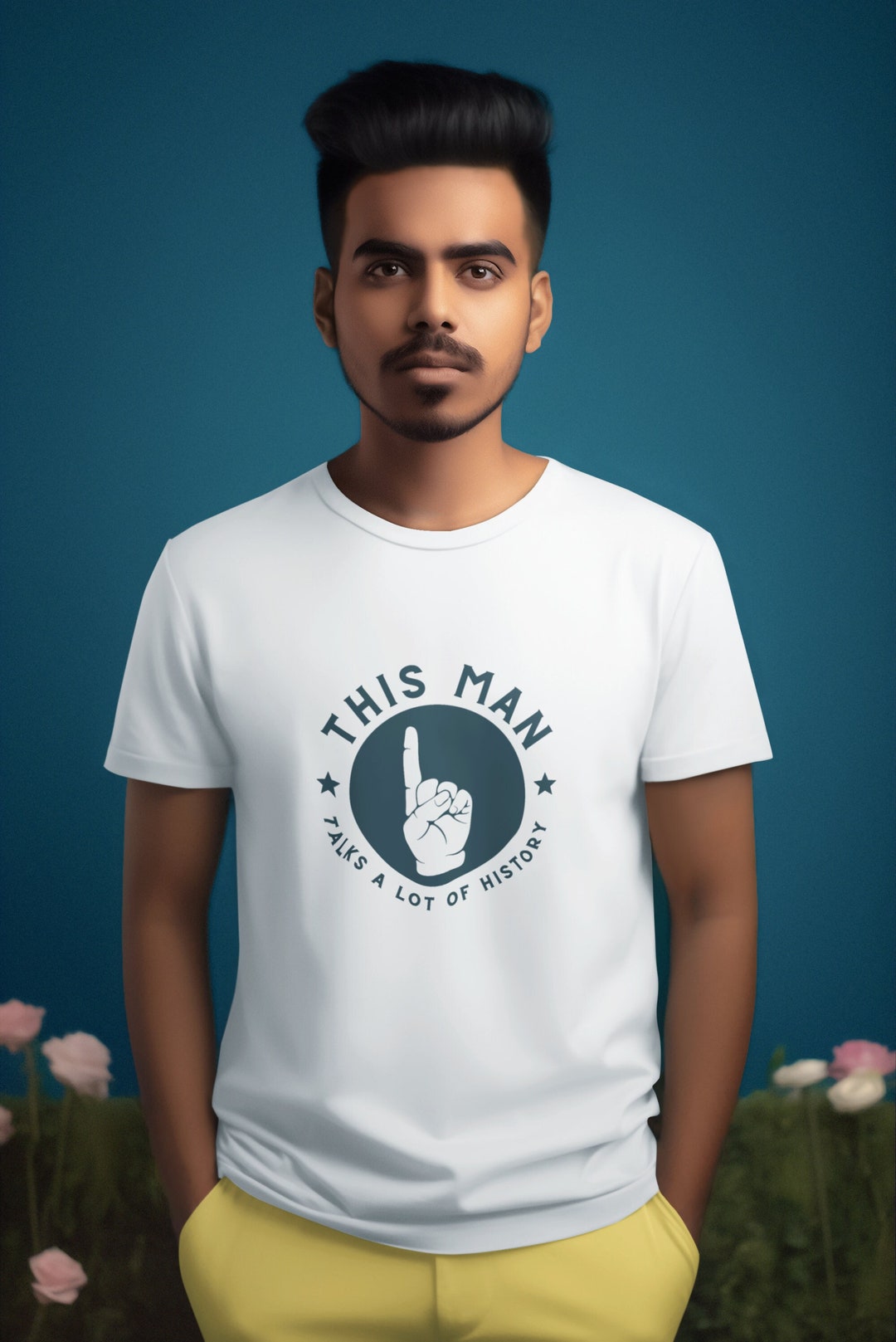This Man Talks A Lot of History | History Gift | Funny History Shirts ...
