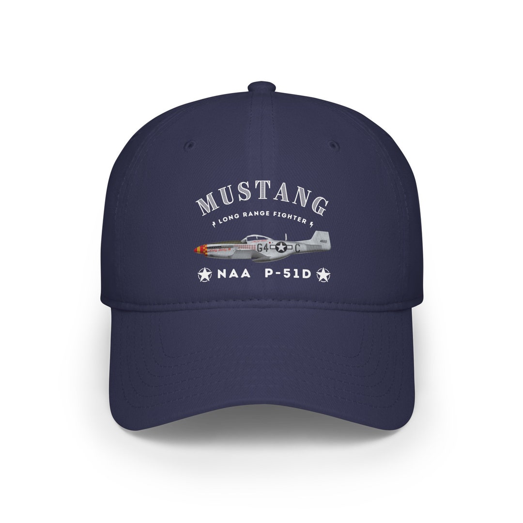 WWII P-51D Mustang Fighter Plane Baseball Cap - Etsy