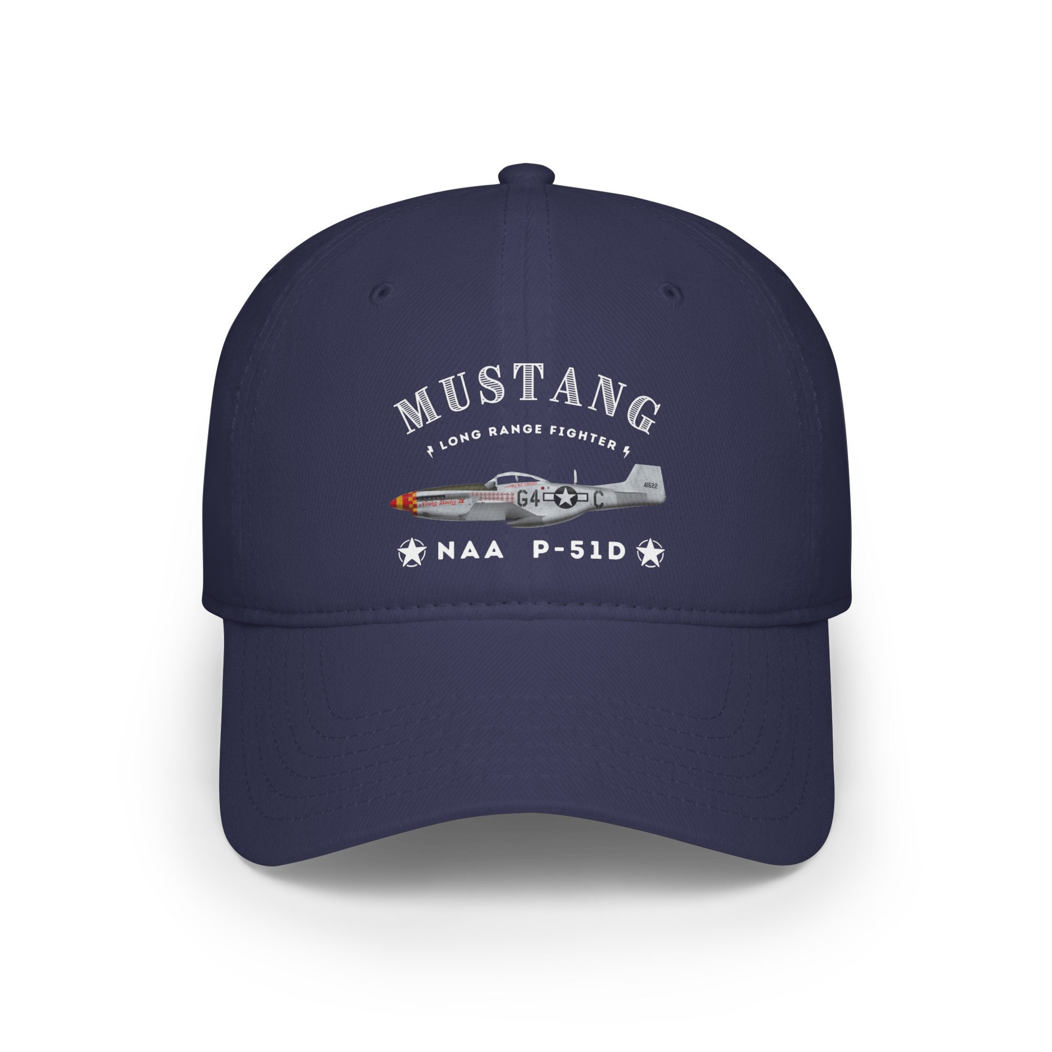 WWII P-51D Mustang Fighter Plane Baseball Cap - Etsy