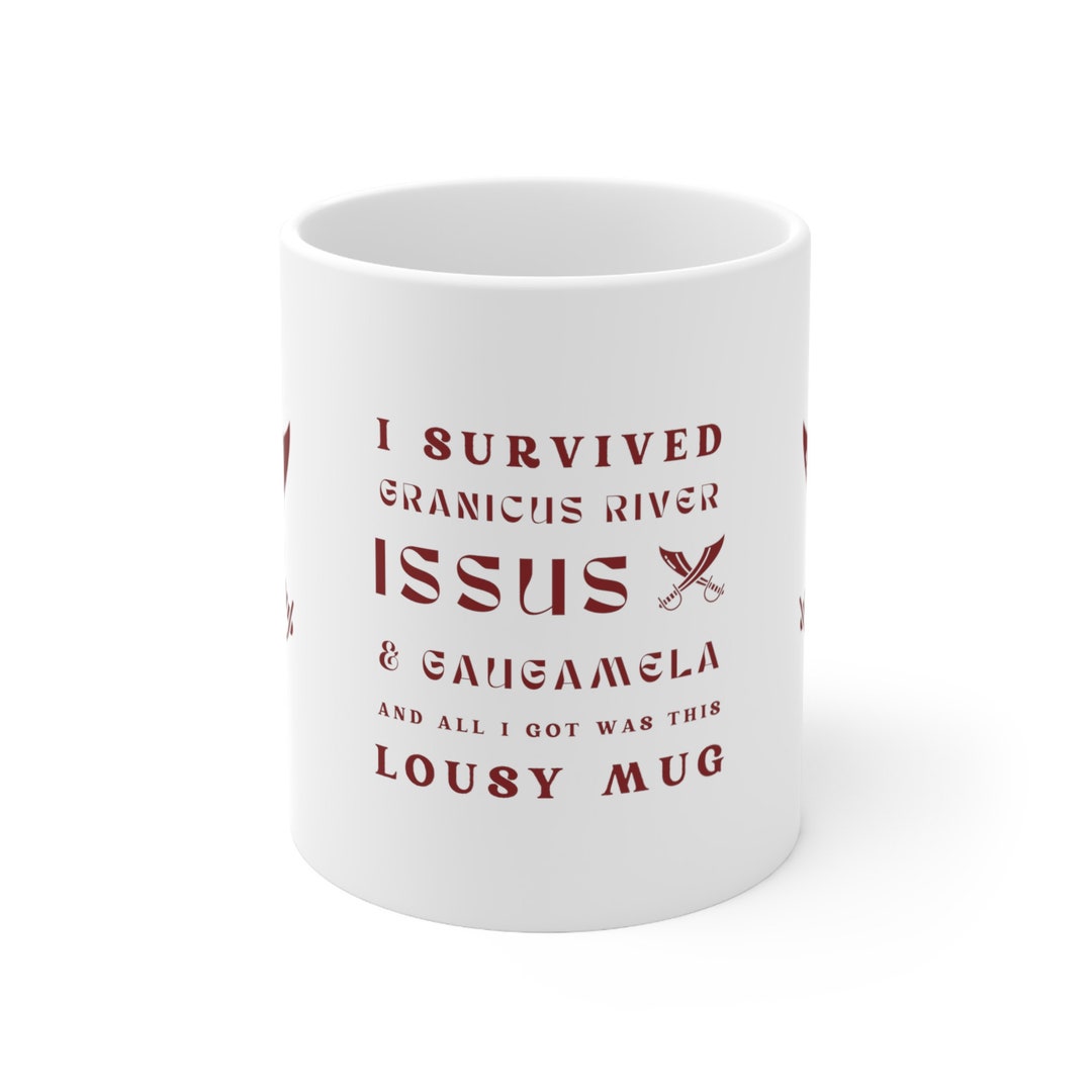 Macedonian Warrior Battles Coffee Cup - Alexander the Great Gift ...