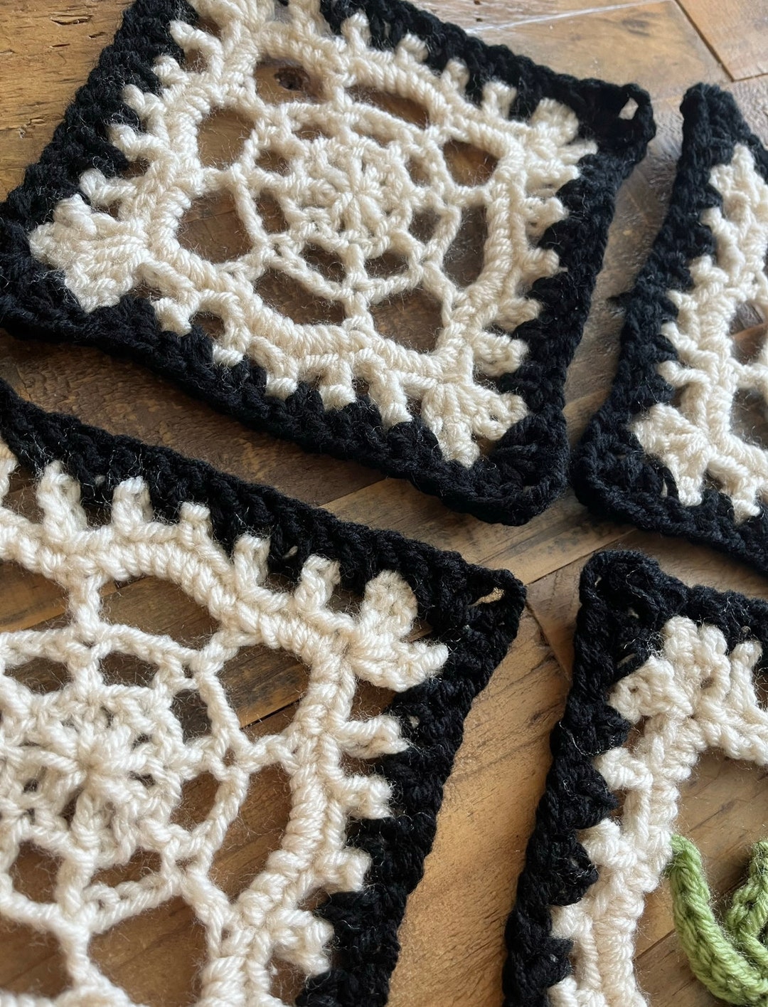 Cobweb Granny Square Magic Crochet Pattern - PDF Instructions - Etsy