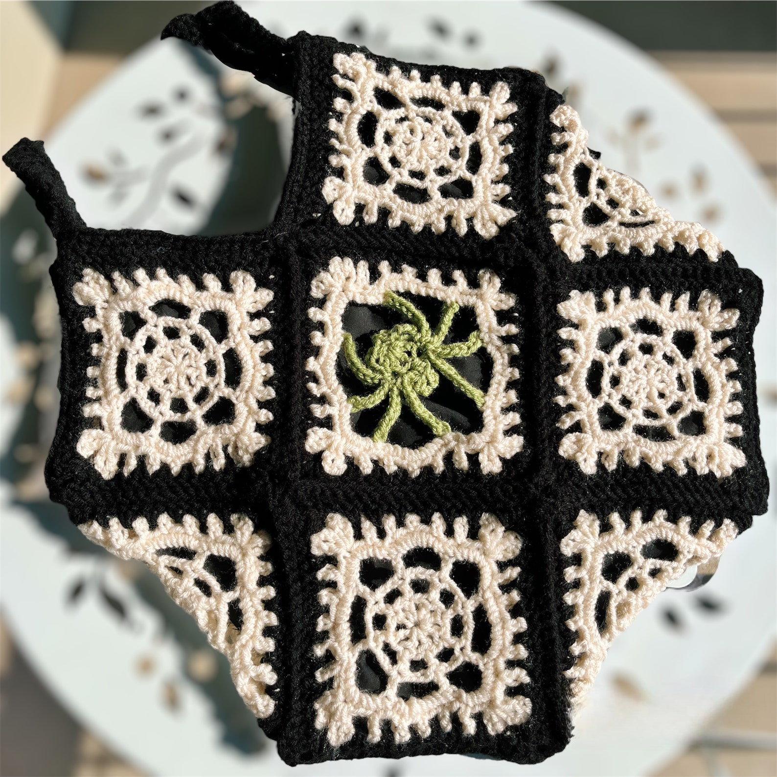 Cobweb Granny Square Magic Crochet Pattern - PDF Instructions - Etsy