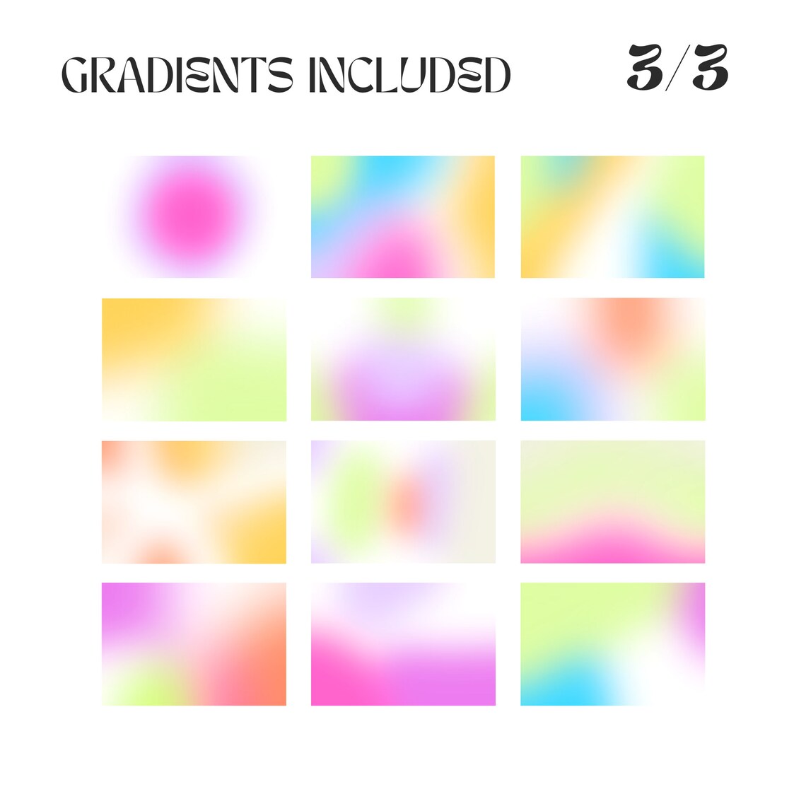 51 Pastel Bright Pink Grainy Gradient Backgrounds | 102 Total | Digital ...