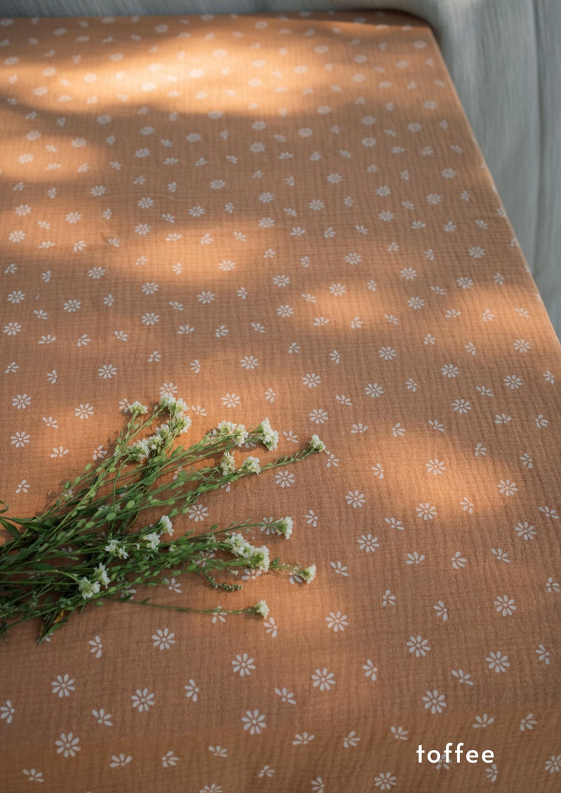 Double Gauze Muslin 100% Cotton Baby Crinkly Plain Lightweight Fabric ...