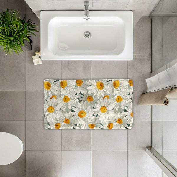 Daisy Bath Mat - Etsy