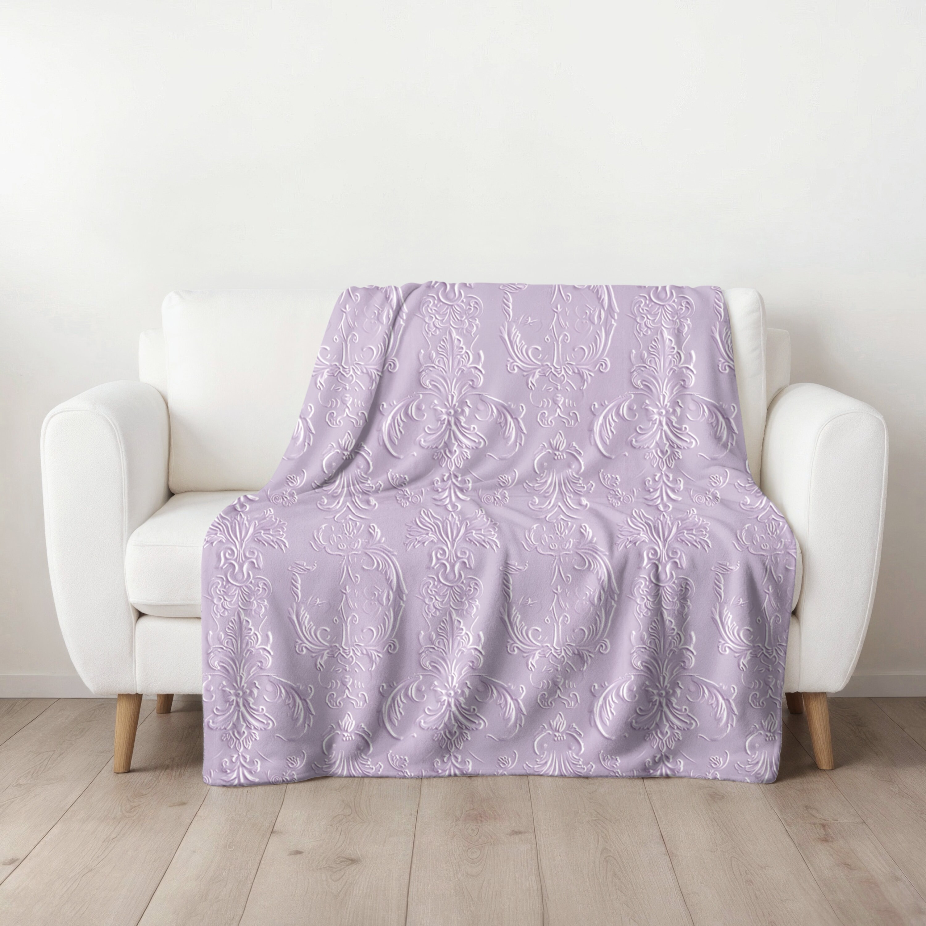 Baroque Lilac Blanket Purple Art Nouveau Blanket Gift Coquette Lilac ...