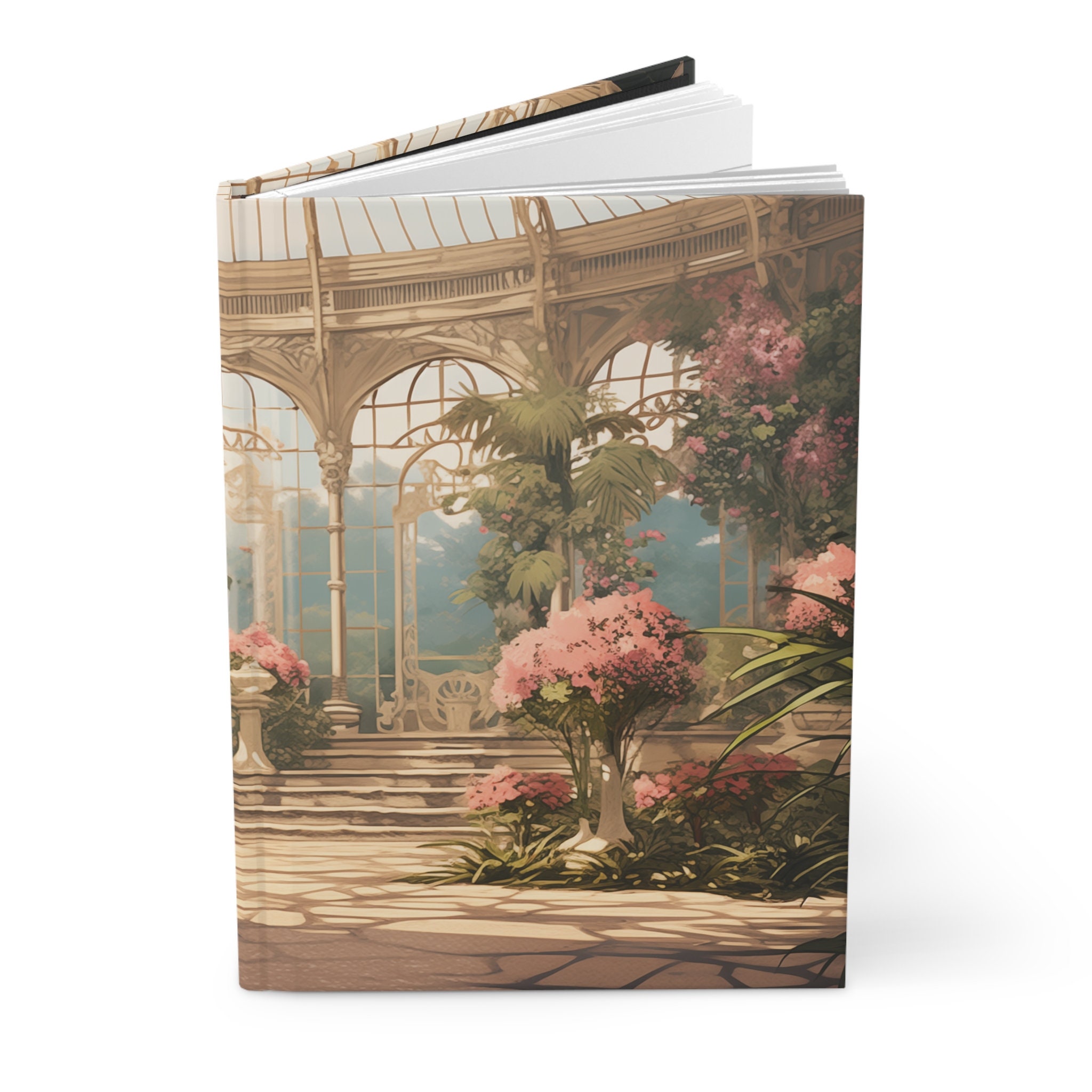 Botanical Garden Journal Vintage Flowers Fairycore Gift Hardcover ...