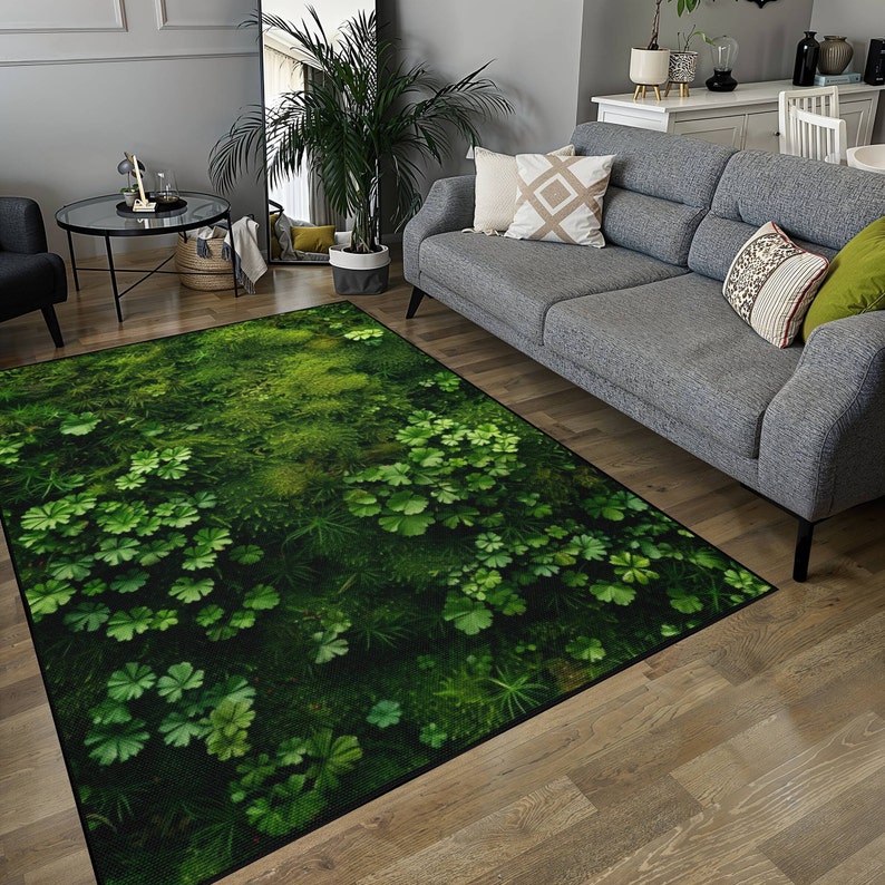 Moss Rug Fairycore Area Rug Nature Rug Large Green Area Rug - Etsy