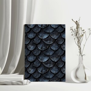 Dark Dragon Scale Journal TTRPG Gift Hardcover Notebook Lined and Blank ...