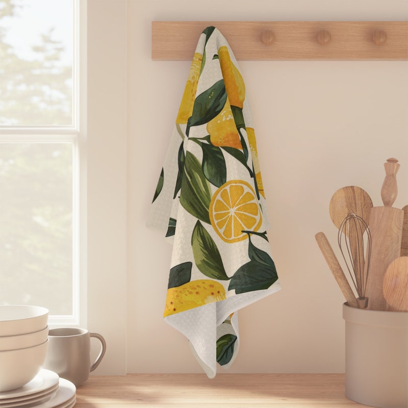 Kitchen Towel Lemon - Etsy