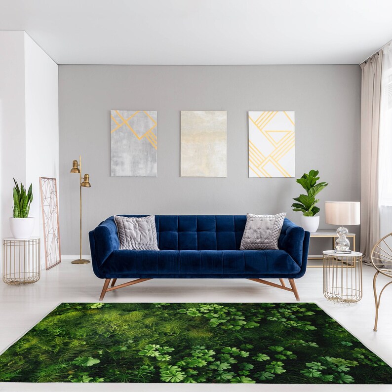 Moss Rug Fairycore Area Rug Nature Rug Large Green Area Rug - Etsy