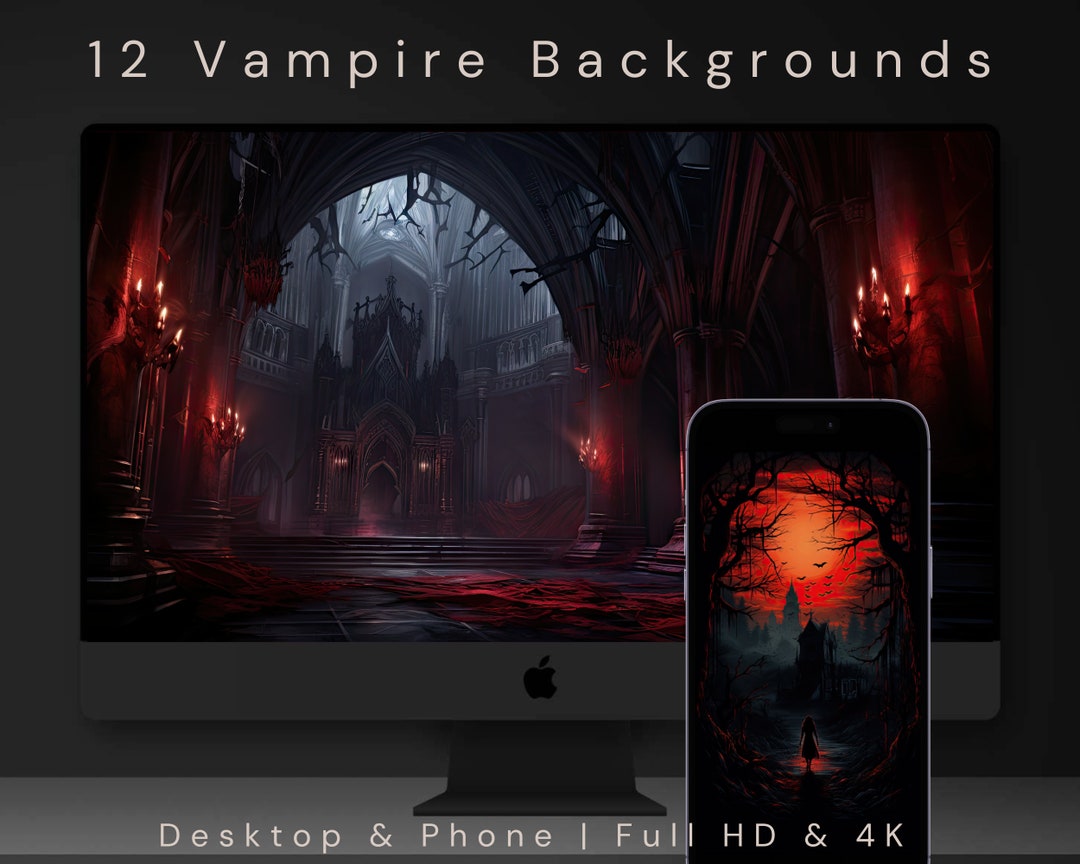 Vtuber Backgrounds, 12 Vampire Wallpapers for Desktop and Phone ...