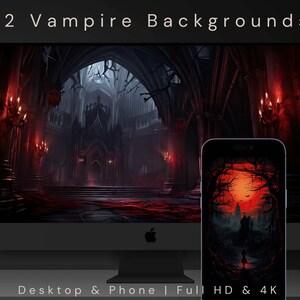 Vtuber Backgrounds, 12 Vampire Wallpapers for Desktop and Phone ...