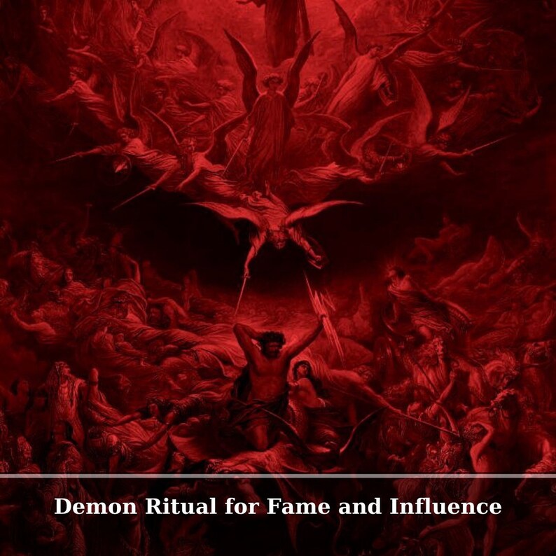 Earth Demon Ritual for Fame and Influence Become a Legend - Etsy