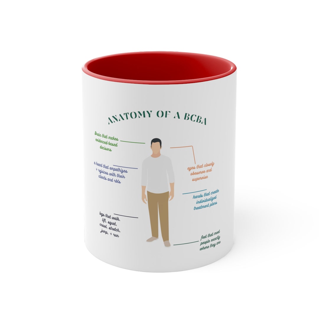 Anatomy of a BCBA Mug Male Board Certified Behavior Analyst - Etsy ...