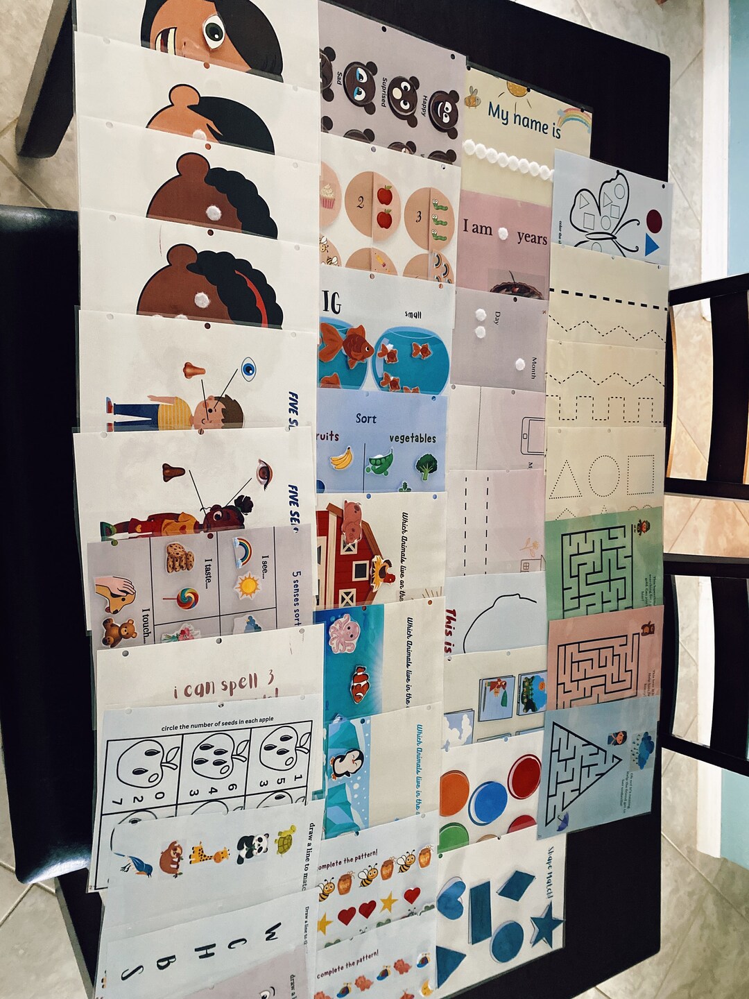 37 Pg Activity / Worksheet Bundle for Kids Preschool Aba Early Learning - Etsy