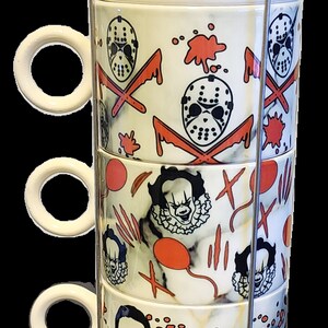 Horror Mugs With Stand - Etsy