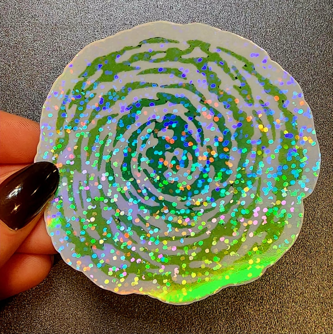 Holographic Portal Sticker - Etsy