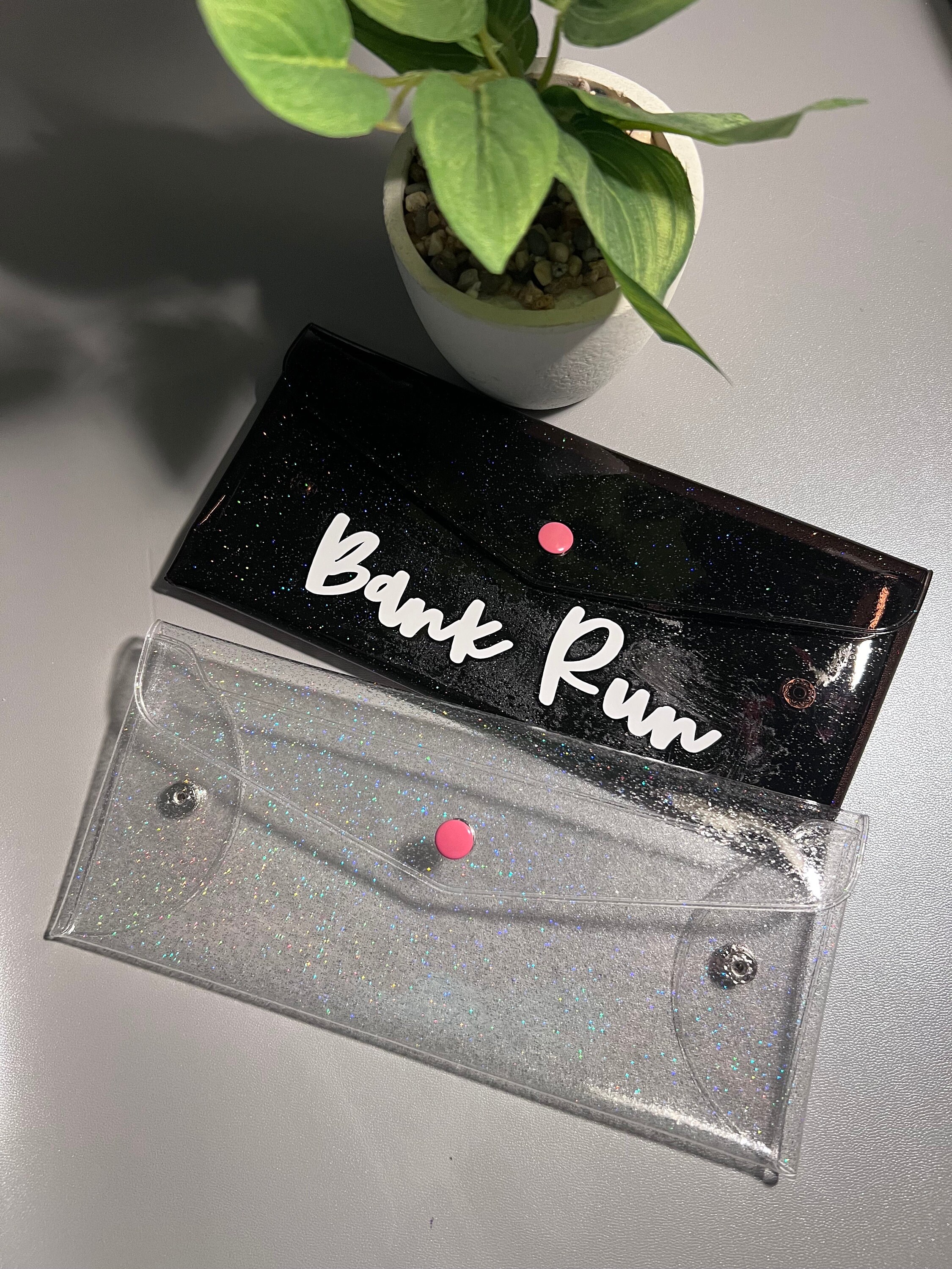 Bling Bank Withdrawal Bag, Money Bag for Cash Stuffing. Get a Free Gift ...