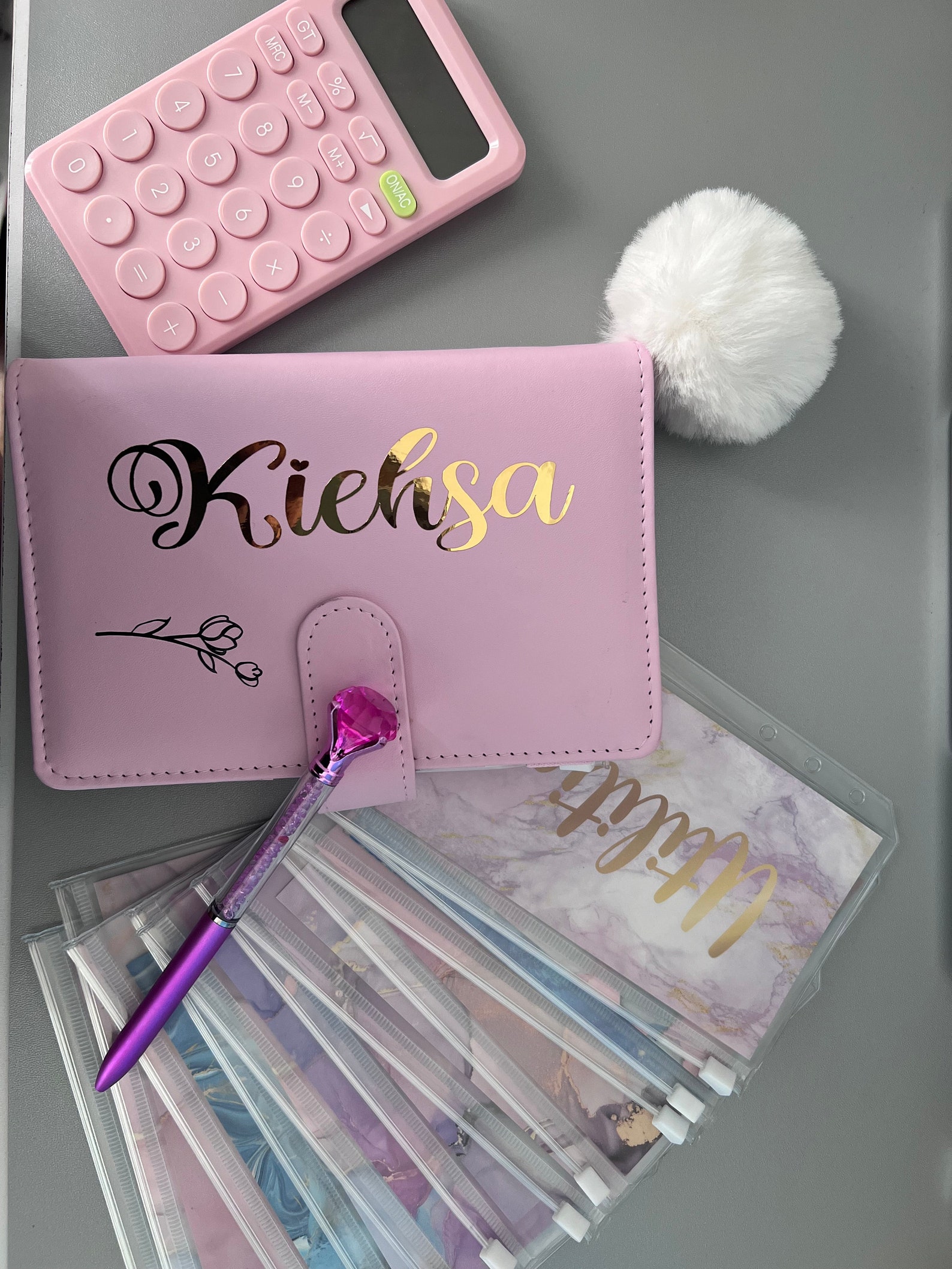 A6 Personalized Budget Binder With 12 Cash Envelopes and 12 Tracker ...
