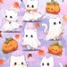 Cat Ghost Sticker Sheet Casper Kitty Sticker Sheet Ghost Cat - Etsy