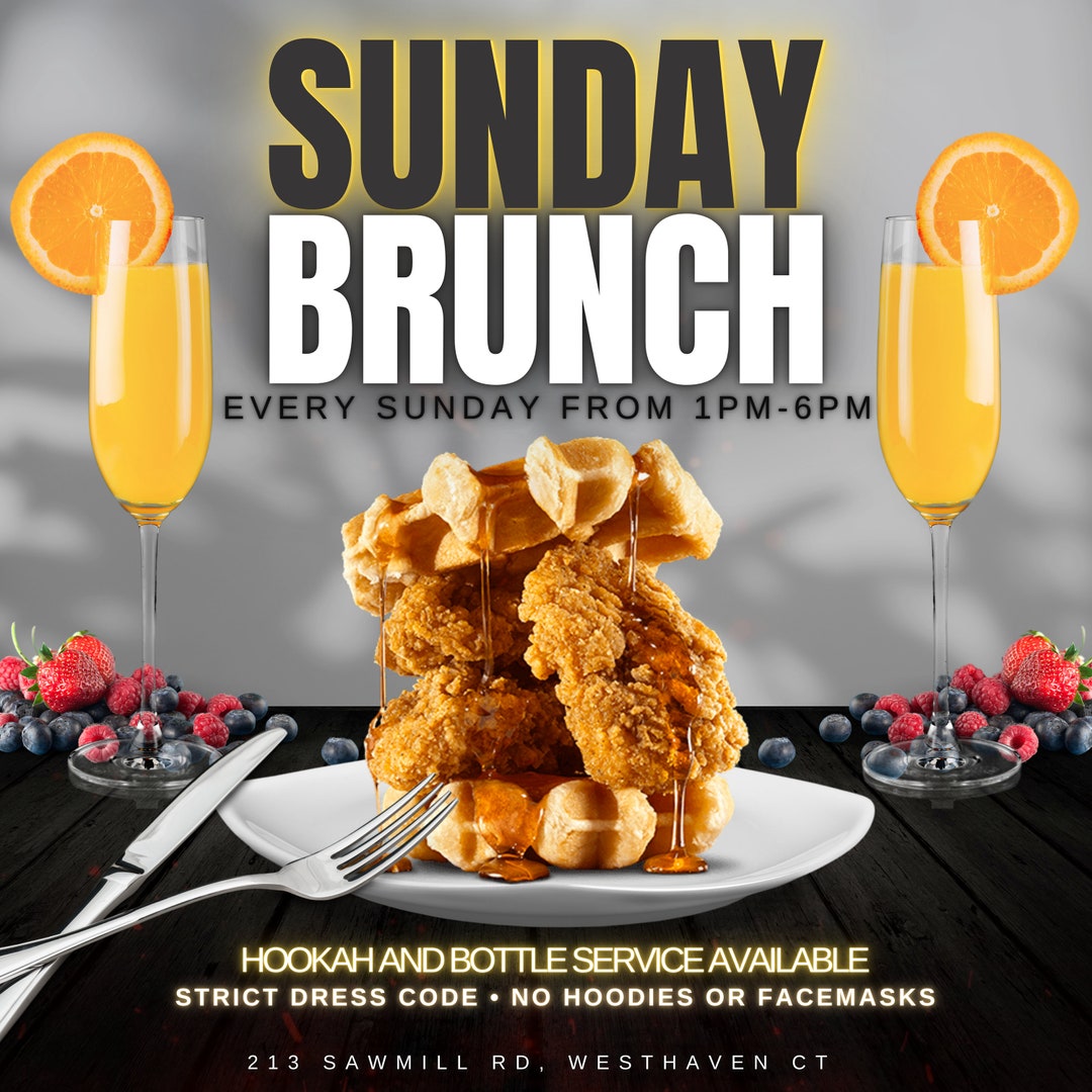 Editable Motion/animated Brunch Flyer Canva Template - Etsy